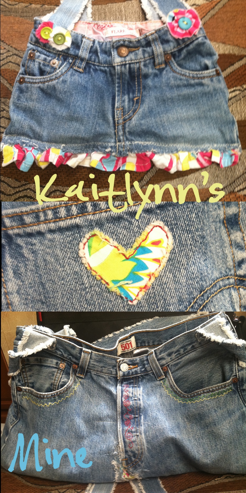 Blue Jean Bootie Bag Tutorial • kitskorner.com
