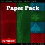 Christmas Digital Scrapbooking Paper Packs (2) - KitsKorner.Com